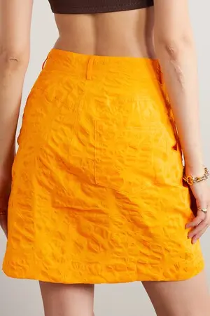 Nanushka Lycka Jacquard Mini Skirt