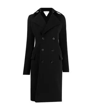 Bottega Veneta Double-breasted Coat - Black