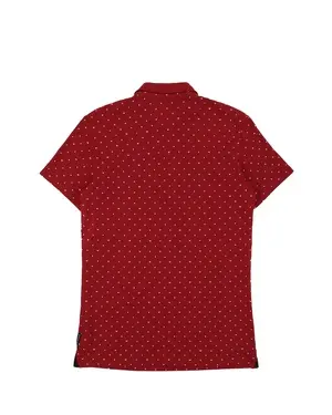 Emporio Armani Logo Polo Shirt - Red