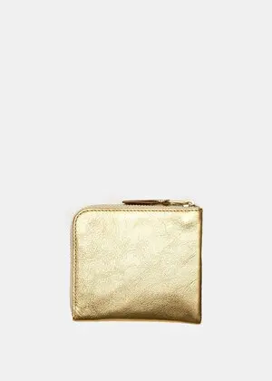 Comme Des Garçons Logo Wallet - Nude