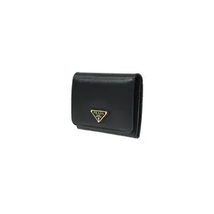 Prada Logo Plaque Wallet