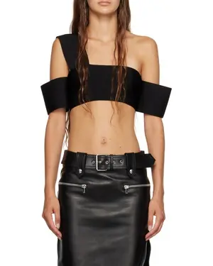 Alexander McQueen Off-shoulder Strapped Top