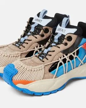 Versace Mercury Low-top Lace-up Sneakers - Multi-color