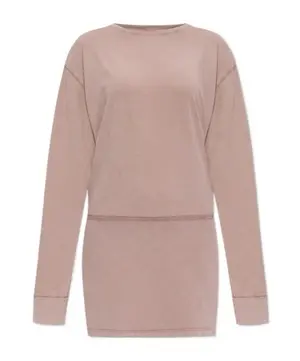 Dsquared2 Long Sleeve Logo Dress - Pink
