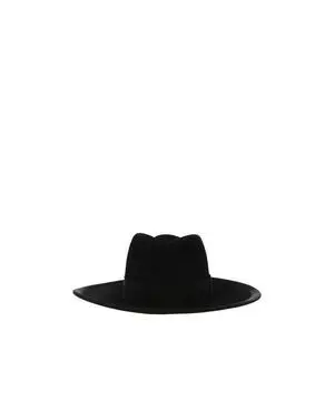 Ruslan Baginskiy Felt Wide-brim Fedora Hat - Black