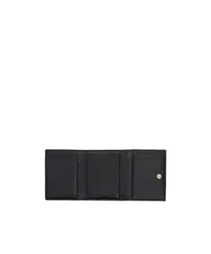 Stella McCartney Chain Linked Tri-fold Wallet - Black