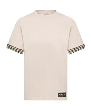 Moncler Logo Patch Crewneck T-shirt