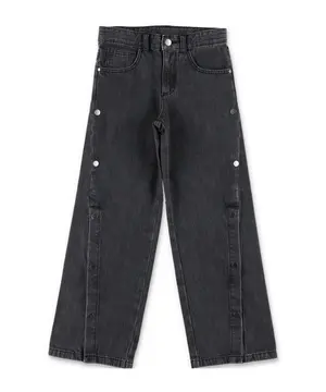 Stella McCartney Wide Leg Jeans With Button Detail