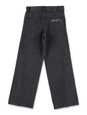 Stella McCartney Wide Leg Jeans With Button Detail