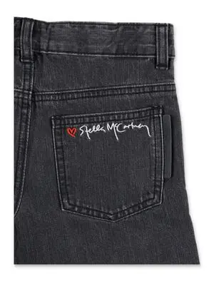 Stella McCartney Wide Leg Jeans With Button Detail