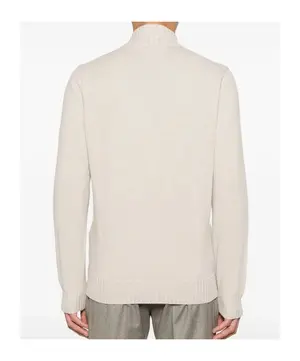 D'ANIELLO Mock Neck Buttoned Cardigan