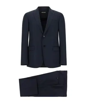 Zegna Single Breasted Two-piece Tailored Suit - No