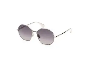 Max Mara Miller Geometric Frame Sunglasses - Gray