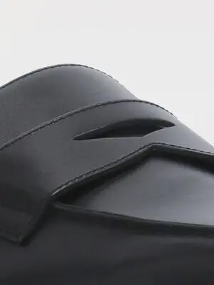 DOUCAL'S Almond Toe Loafers With Logo Detail