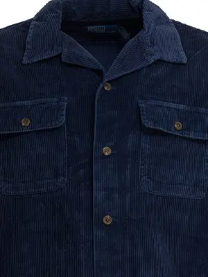 Polo Ralph Lauren Patch-pockets Long Sleeve Shirt - Black