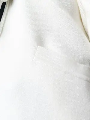 Thom Browne 4-bar Milano Stitch Buttoned Cardigan - White