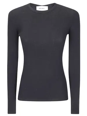 LISA YANG Crew Neck Long Sleeve T-shirt