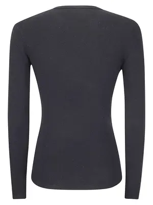 LISA YANG Crew Neck Long Sleeve T-shirt