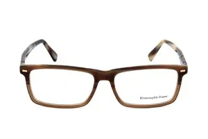 Zegna Ermenegildo Rectangular Eyeglasses - White