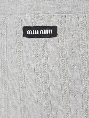 Miu Miu Logo Shorts