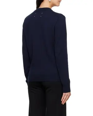 MAISON MARGIELA Crewneck Long-sleeved Knitted Jumper