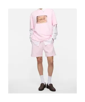 Acne Studios Logo Embroidered Mid-thigh Shorts