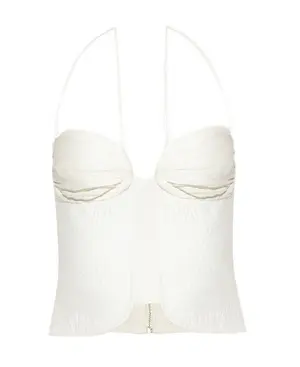 CULT GAIA Cult Gaia Sleeveless Sling Top With Decorative Lace