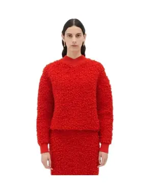 Bottega Veneta Relaxed Fit Ribbed V-neck Jumper