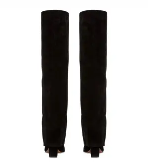 Paris Texas Knee-high Boots With Chunky Heel - Black