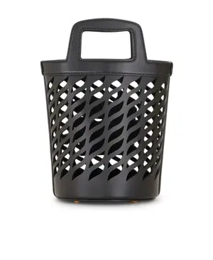 Etro Coffa Cut-out Bucket Bag - Black