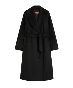 Max Mara Euclide Belted Long-sleeved Coat