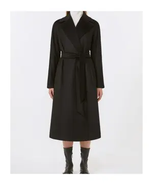 Max Mara Euclide Belted Long-sleeved Coat