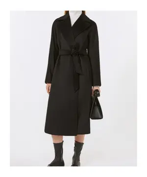 Max Mara Euclide Belted Long-sleeved Coat