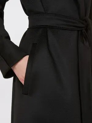 Max Mara Euclide Belted Long-sleeved Coat
