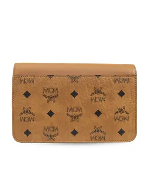 Mcm Diamond Visetos Foldover Top Mini Shoulder Bag