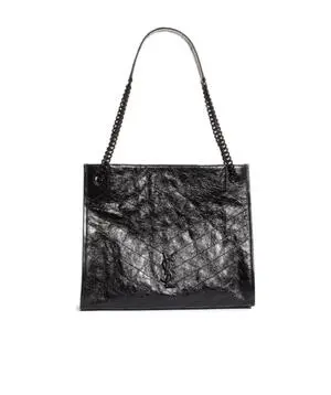 Saint Laurent Niki Logo Plaque Shoulder Bag