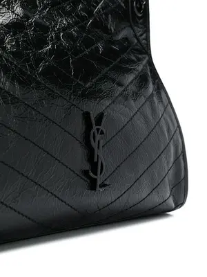 Saint Laurent Niki Logo Plaque Shoulder Bag