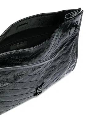 Saint Laurent Niki Logo Plaque Shoulder Bag