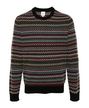 Paul Smith Pattern Intarsia Knitted Jumper