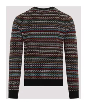 Paul Smith Pattern Intarsia Knitted Jumper