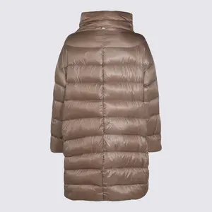 Herno Matilde Zip-up Padded Coat - Brown