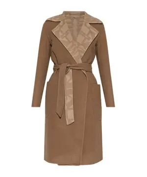 Max Mara Reversible Belted Coat - Brown