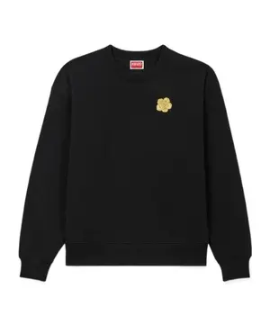 Kenzo Boke Flower Embroidered Sweatshirt - Black