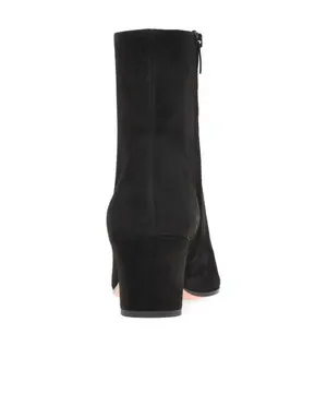GIANVITO ROSSI Pointed Toe Zip Up Ankle Boots