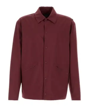 Herno Long Sleeved Buttoned Shirt - Red