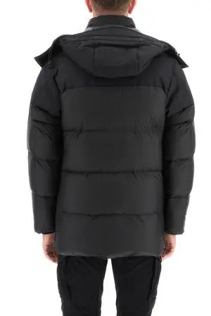 C.P. COMPANY Hooded Down Puffer Jacket - Black