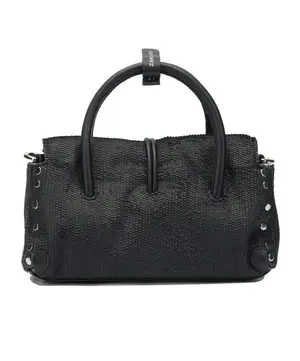 ZANELLATO Baby Dotta Top Handle Bag - Black