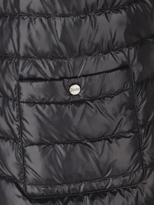 Herno Quilted Down Jacket With Stand Collar - Nude