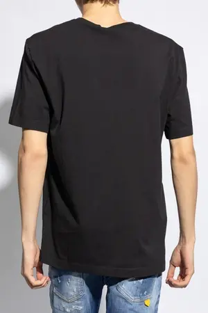 Dsquared2 Logo Patch Crewneck T-shirt