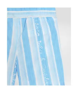 Dolce & Gabbana Striped Poplin Shorts